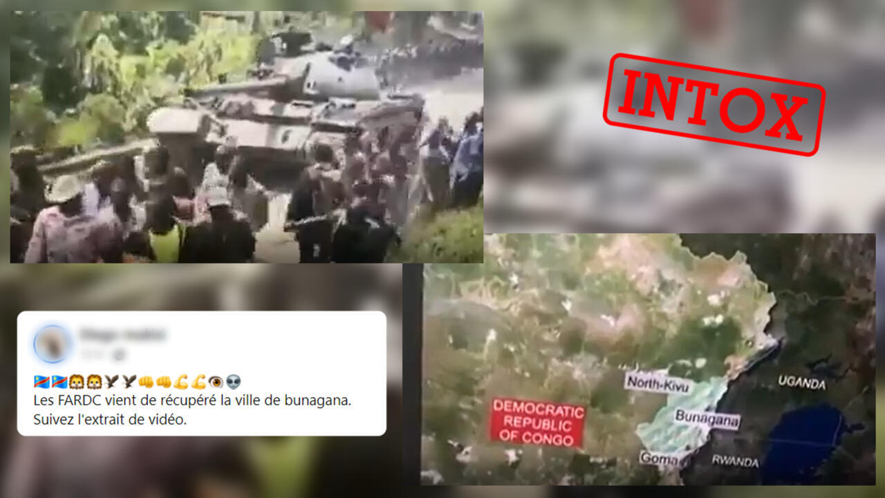 Non, ce reportage ne montre pas Bunagana libérée par des soldats congolais en 2022